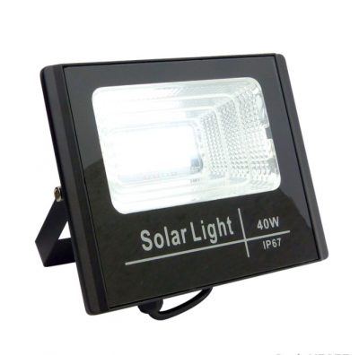 Foco Solar 62 LED, 40Watt C/Control Remoto Luz Blanca – Electrónica Kramon