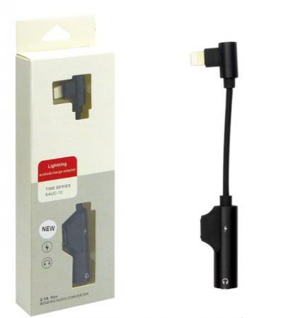 Adaptador 2 En 1 A Lightning y Plug 3,5Mm 2.1A, Audio y Carga ...